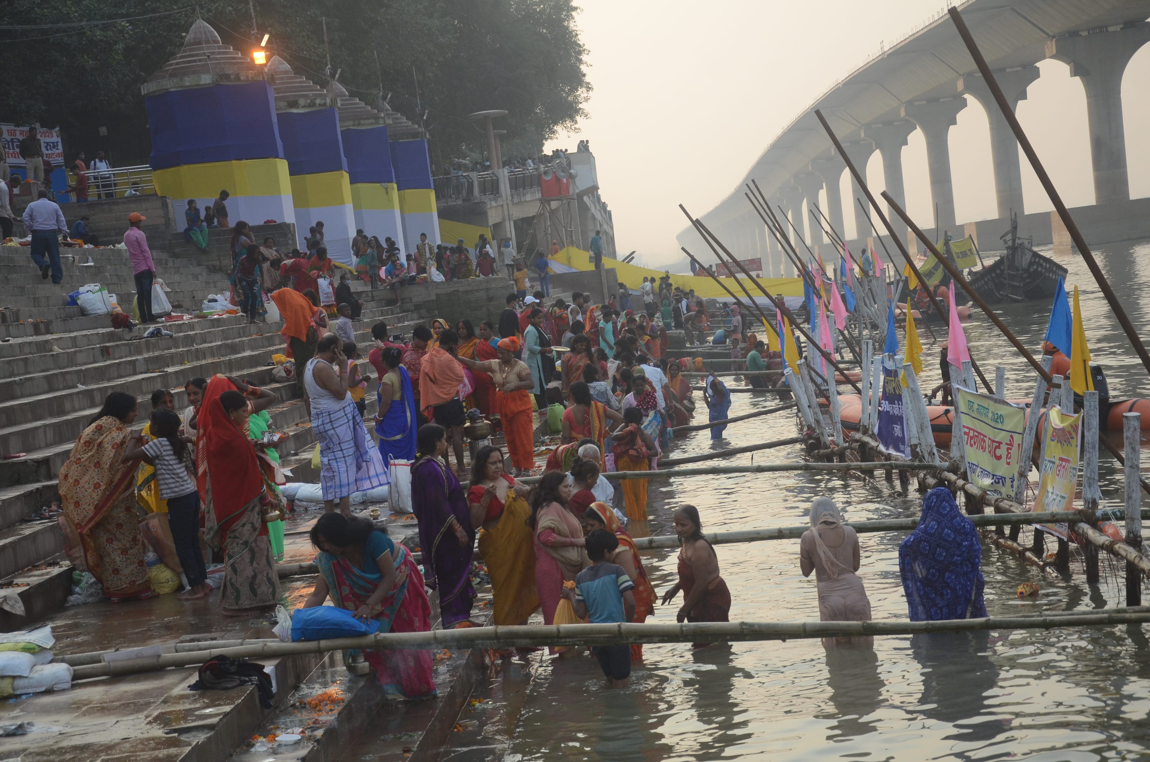 bihar chhath puja 2020 chhath photo story patna ganga ghat kharna and ...