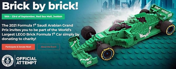 Saudi Arabian Grand Prix F1 promoter to build world’s largest LEGO car ...