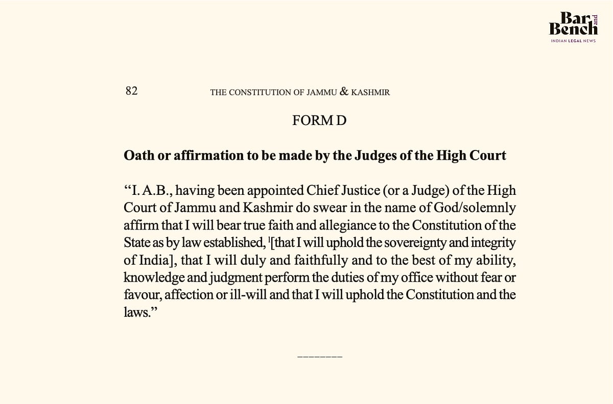 Justice Rajnesh Oswal becomes the first J&K HC Judge to take oath under ...