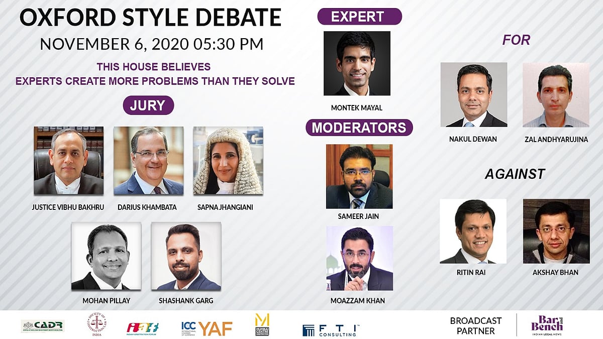 Senior lawyers to face off in Oxford Style Debate tomorrow