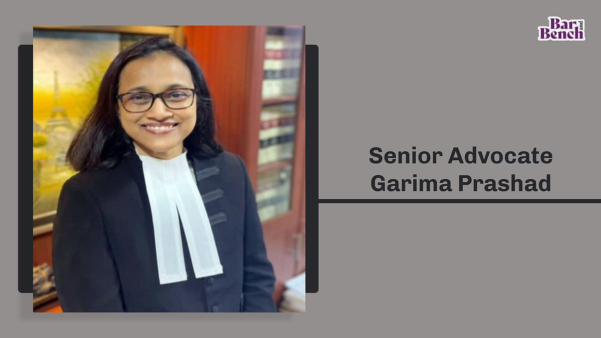Senior Advocate Garima Prashad appointed Additional Advocate General ...
