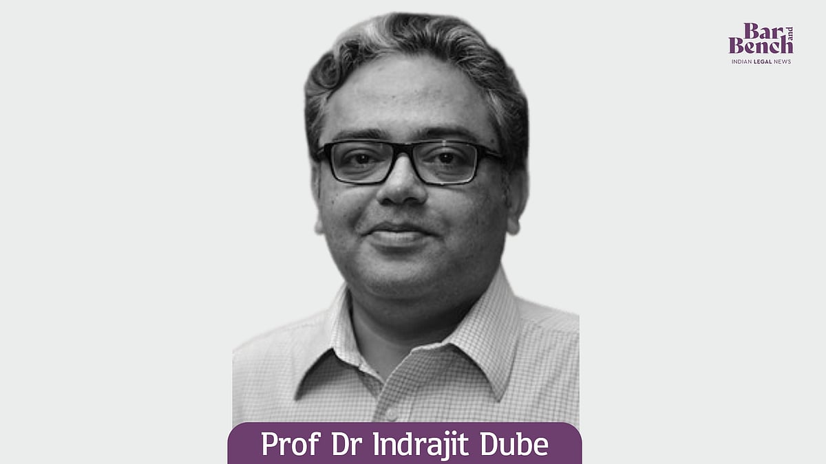 Professor Dr Indrajit Dube to be NLU Meghalaya's first Vice Chancellor