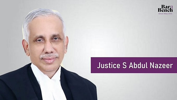 Former Supreme Court judge Justice S Abdul Nazeer appointed as Governor ...