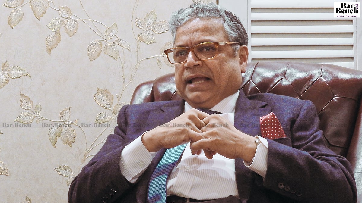 Conversation with former Solicitor General and BCI Chairman Gopal ...