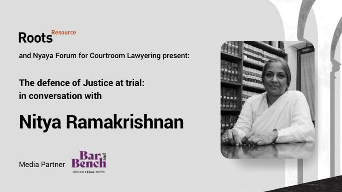 [Watch Live] The Defence of Justice at Trial: In Conversation with ...