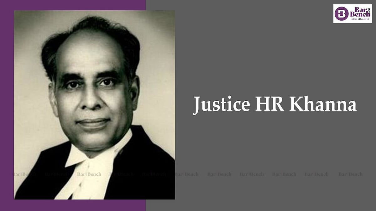 Remembering Justice HR Khanna on his 14th death anniversary