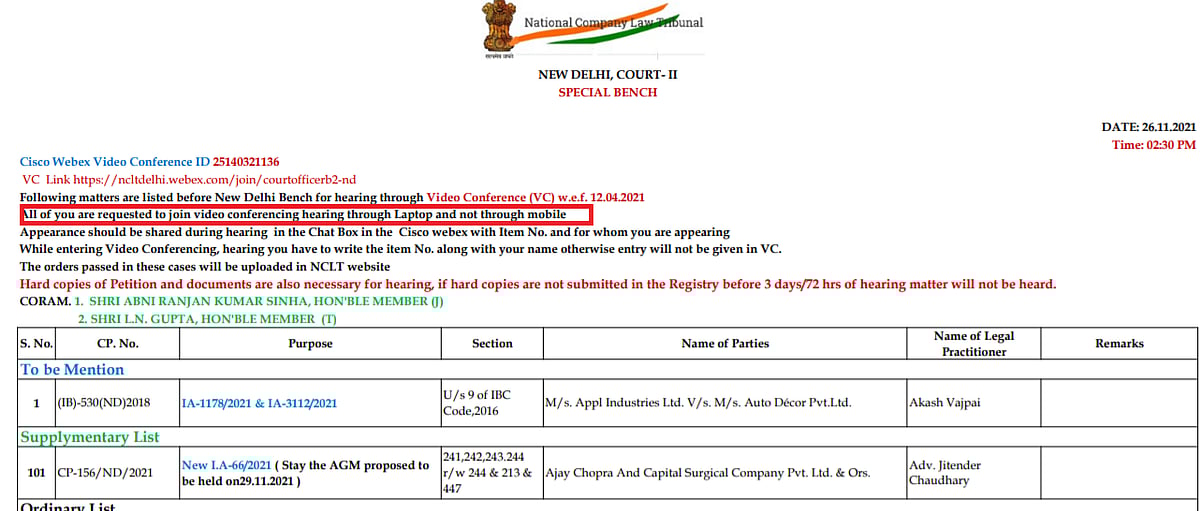 Access to justice denied? The arbitrary rule for virtual hearings at ...