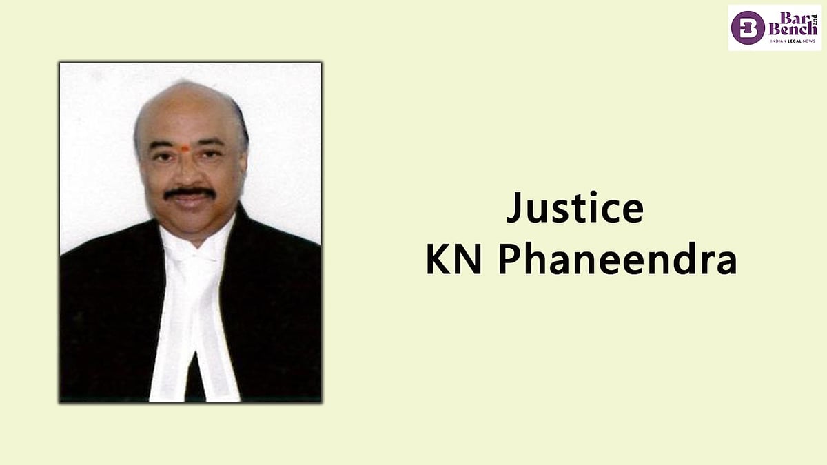 Karnataka High Court judge Justice KN Phaneendra appointed Upalokayukta of State