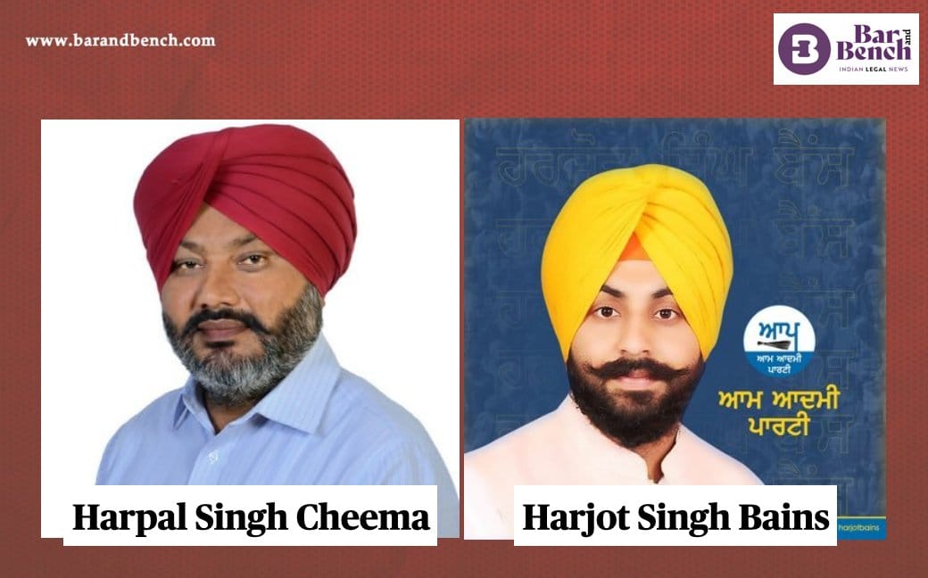 Advocates Harpal Singh Cheema and Harjot Singh Bains join Punjab Chief ...