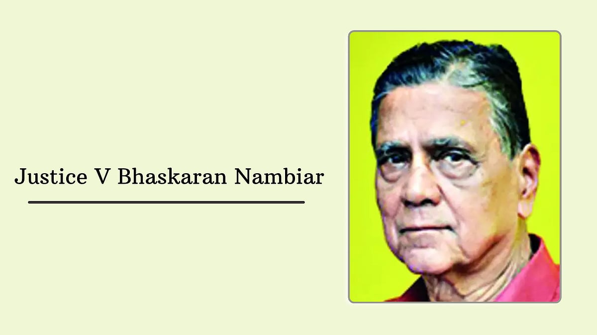 Former Kerala High Court Judge Justice V Bhaskaran Nambiar passes away