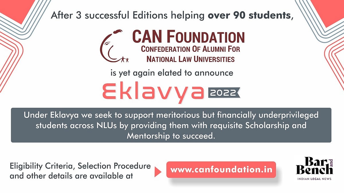 CAN Foundation announces 4th Edition of Project Eklavya to support undergrads in NLUs