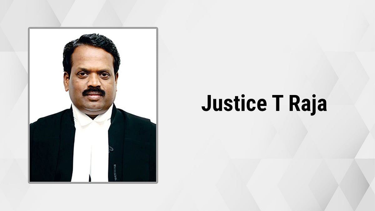 Central Government Notifies Appointment Of Justice T Raja As Acting Chief Justice Of Madras High central-government-notifies-appointment-of-justice-t-raja-as-acting-chief-justice-of-madras-high