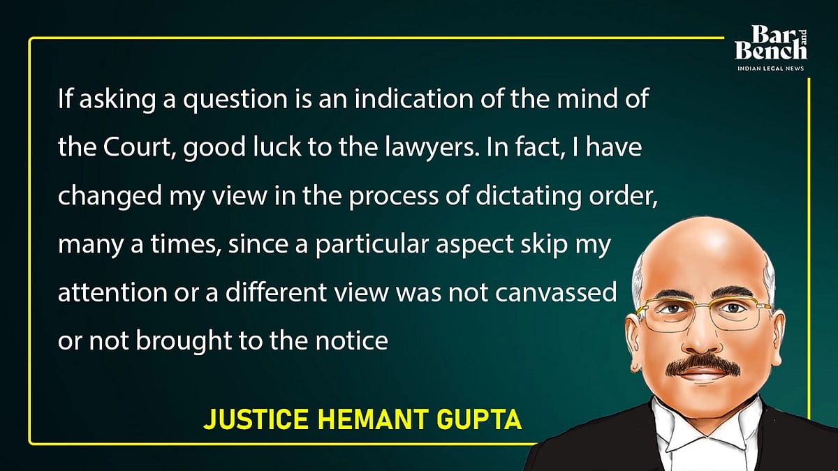 If asking a question is an indication of the court's mind, good luck to ...