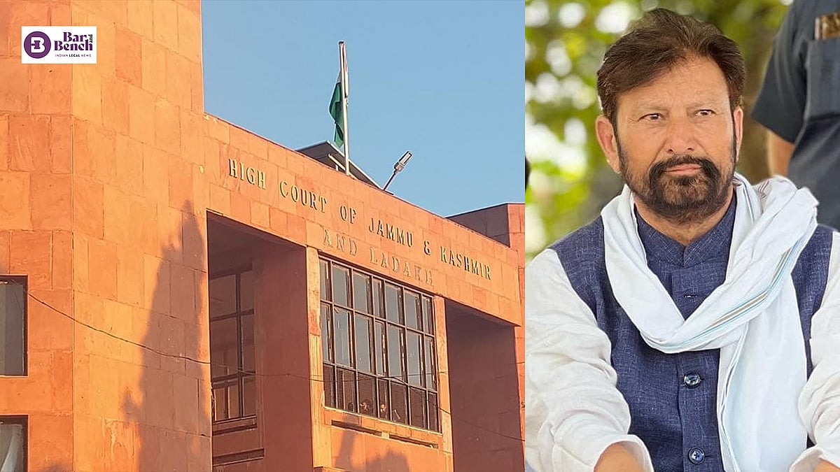 Jammu And Kashmir High Court Dismisses Plea By Ex Minister Chaudhary
