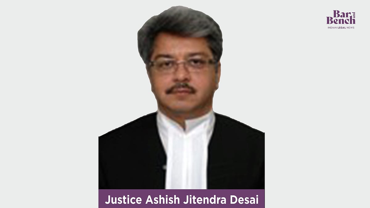 Justice Ashish Jitendra Desai appointed Acting Chief Justice of Gujarat ...