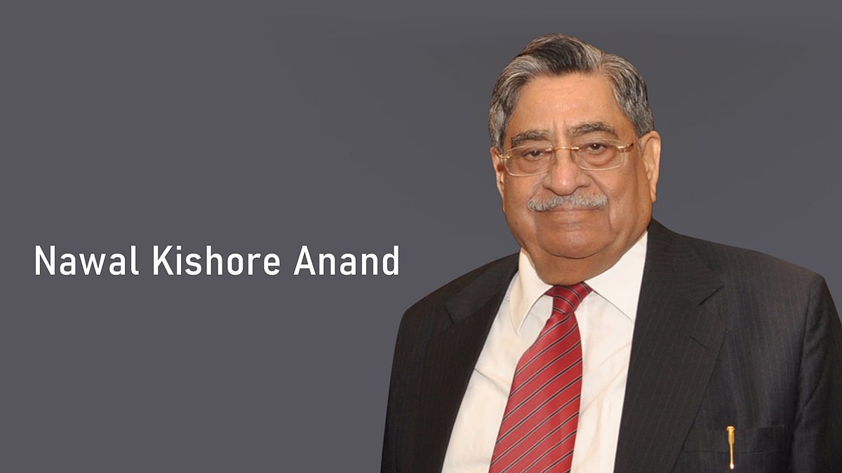 Anand and Anand’s Founding Father NK Anand passes away
