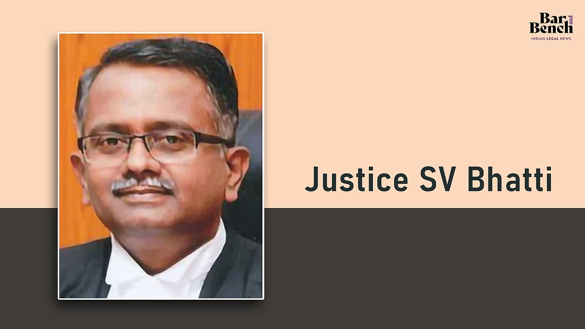 Central government notifies appointment of Justice SV Bhatti as Acting Chief Justice of Kerala ...