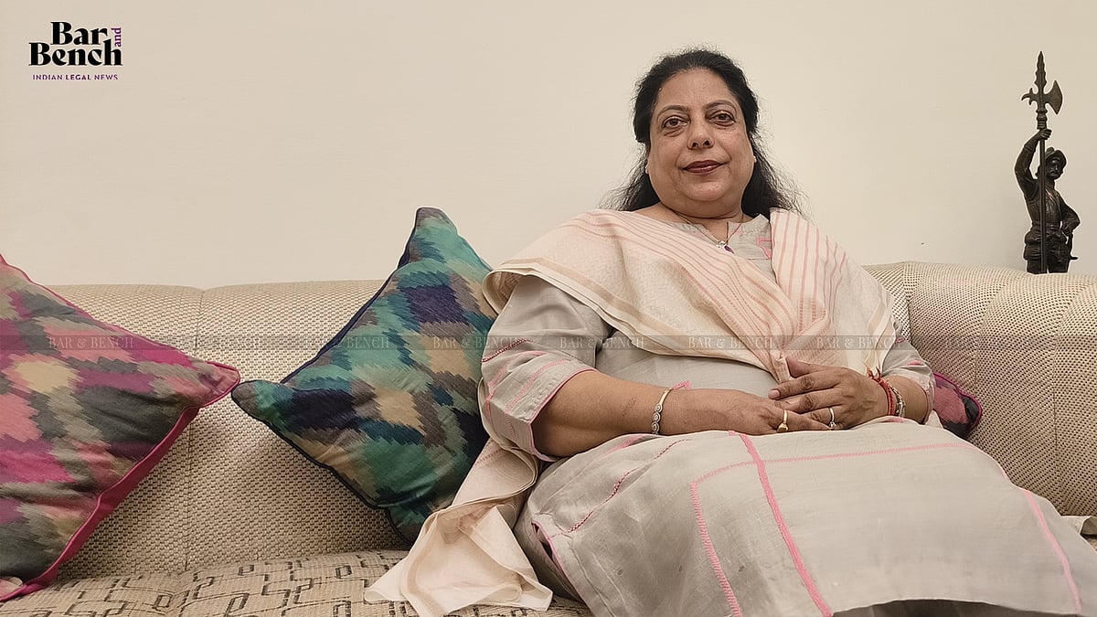 Never faced sexism as lawyer or judge; litigants do not need to fold their hands before courts ...