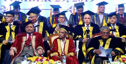 NLSIU Convocation: Prof Madhava Menon, Ram Jethmalani honoured