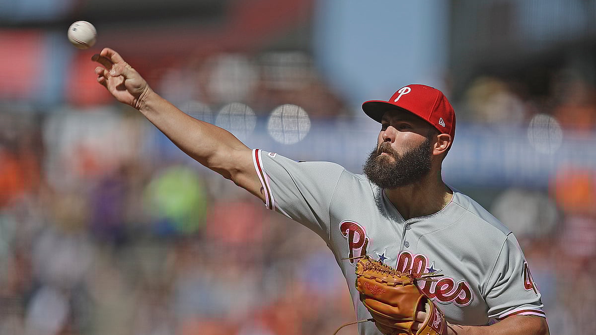 Phillies pitcher Jake Arrieta unlikely to pitch again this season