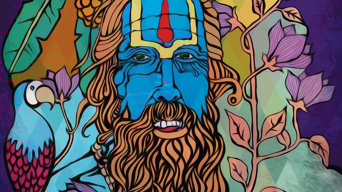Colouring India | Psychedelic Swami | Creative Gaga