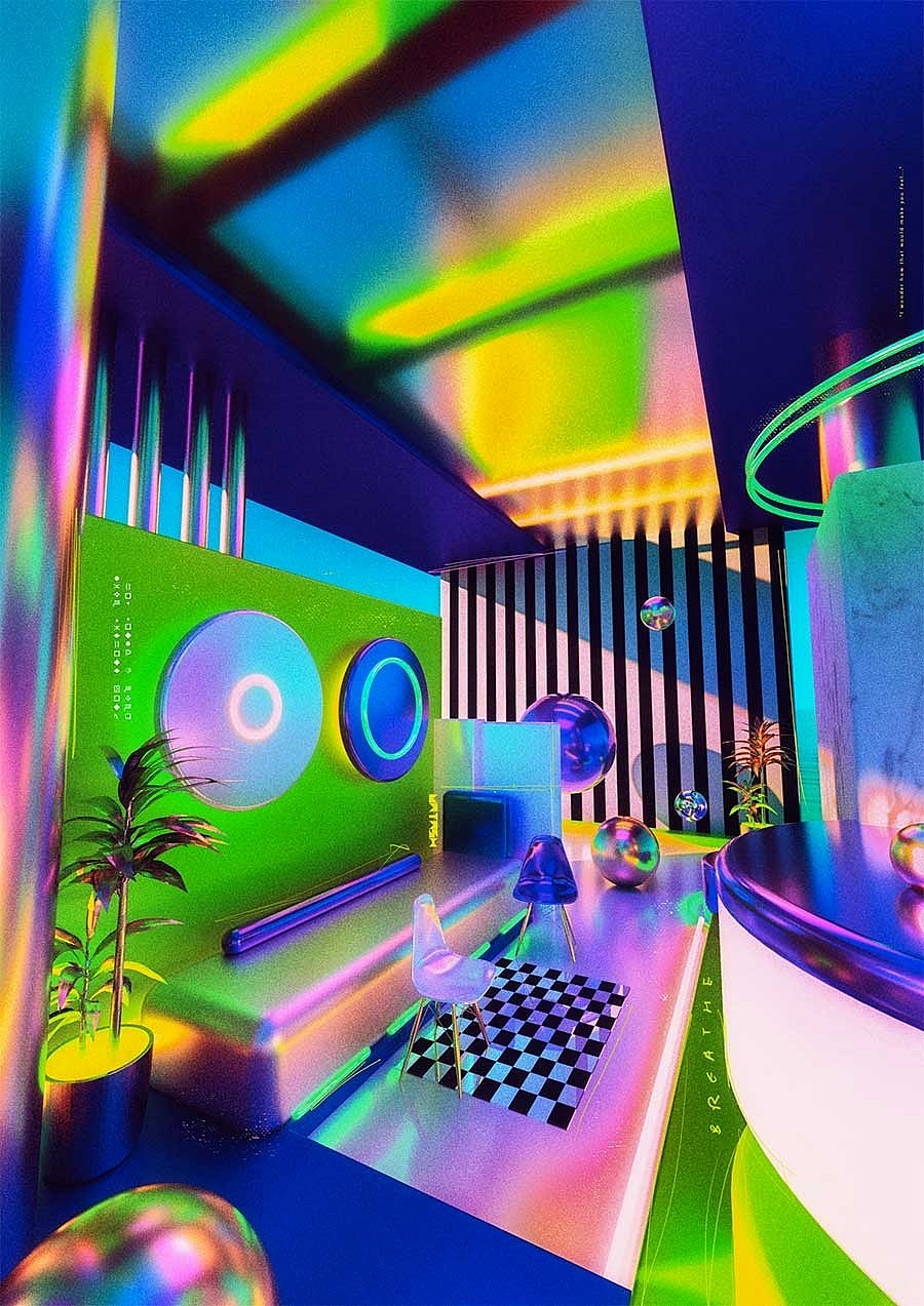 A Dose of 3D Illustrations Inspiration #24 - Creative Gaga