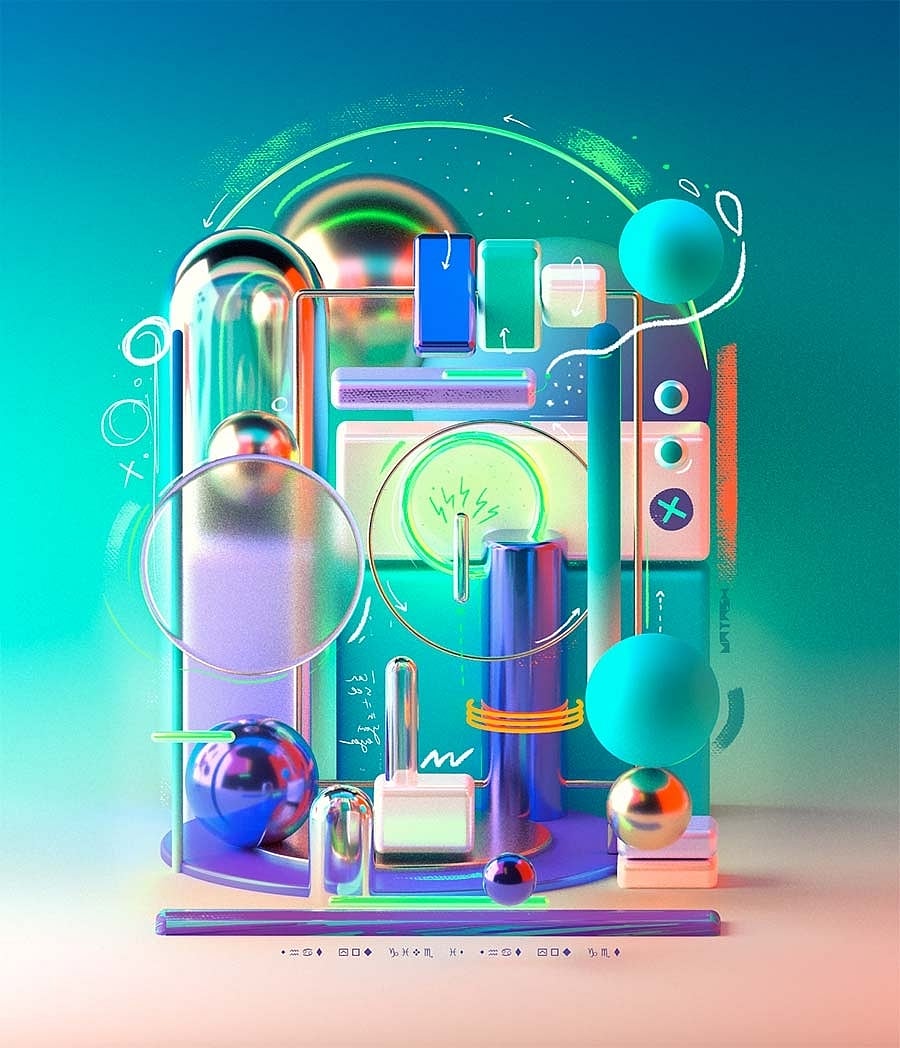 3d Graphics Design Art