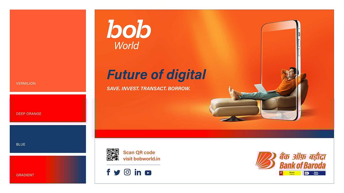 Branding the BoB World, a new-age Digital Bank | Creative Gaga | Bank ...