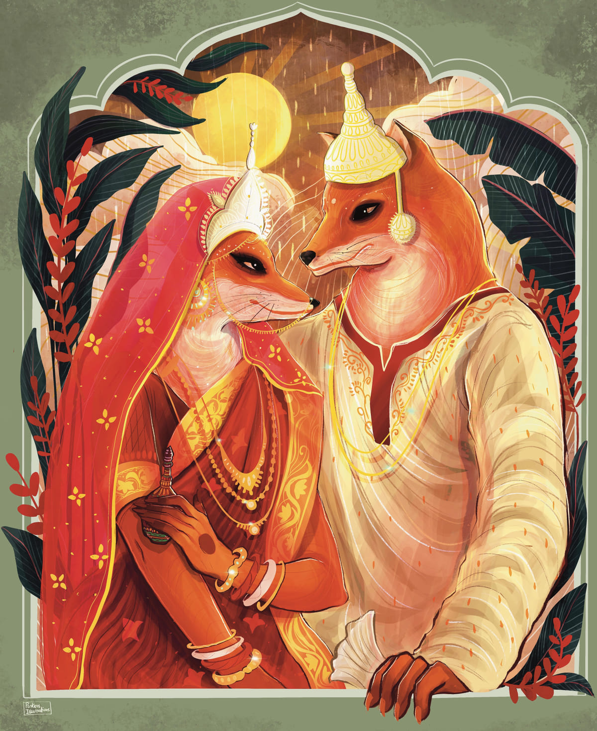 Girl on Fire - Fiercely Hued Imagination of an Illustrator!