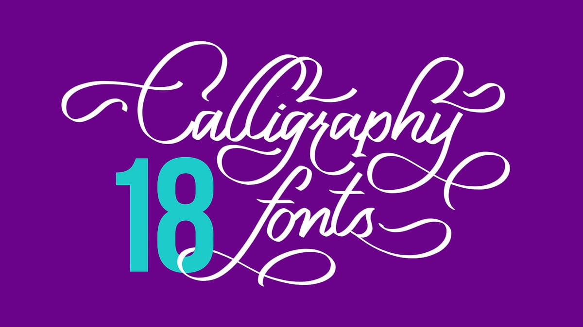 18 Free Calligraphy Fonts to Fancy-Up Your Designs
