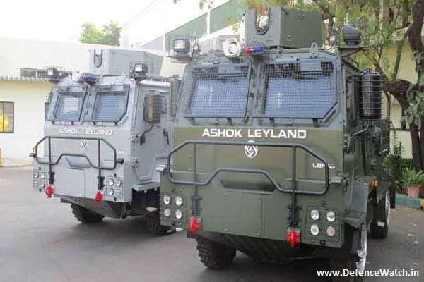 Ashok Leyland delivers light bullet proof vehicles to IAF