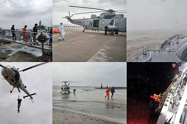 Cyclone Tauktae: Rajnath Singh lauds three services, Indian Coast Guard ...