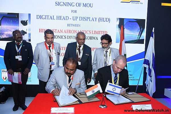 HAL signs MoU with Elbit for new HUD technologies