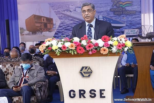 GRSE lays keel of 5th anti-submarine warfare shallow watercraft