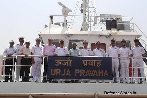 ICG Ship Urja Pravaha inducted into Indian Coast Guard