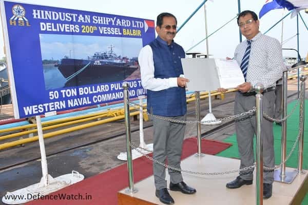 HSL dedicates 200th Ship Balbir to the Nation on its 81st Foundation Day