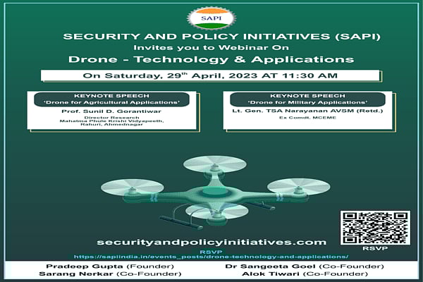 SAPI organises webinar on ‘Drone Technology and Applications’
