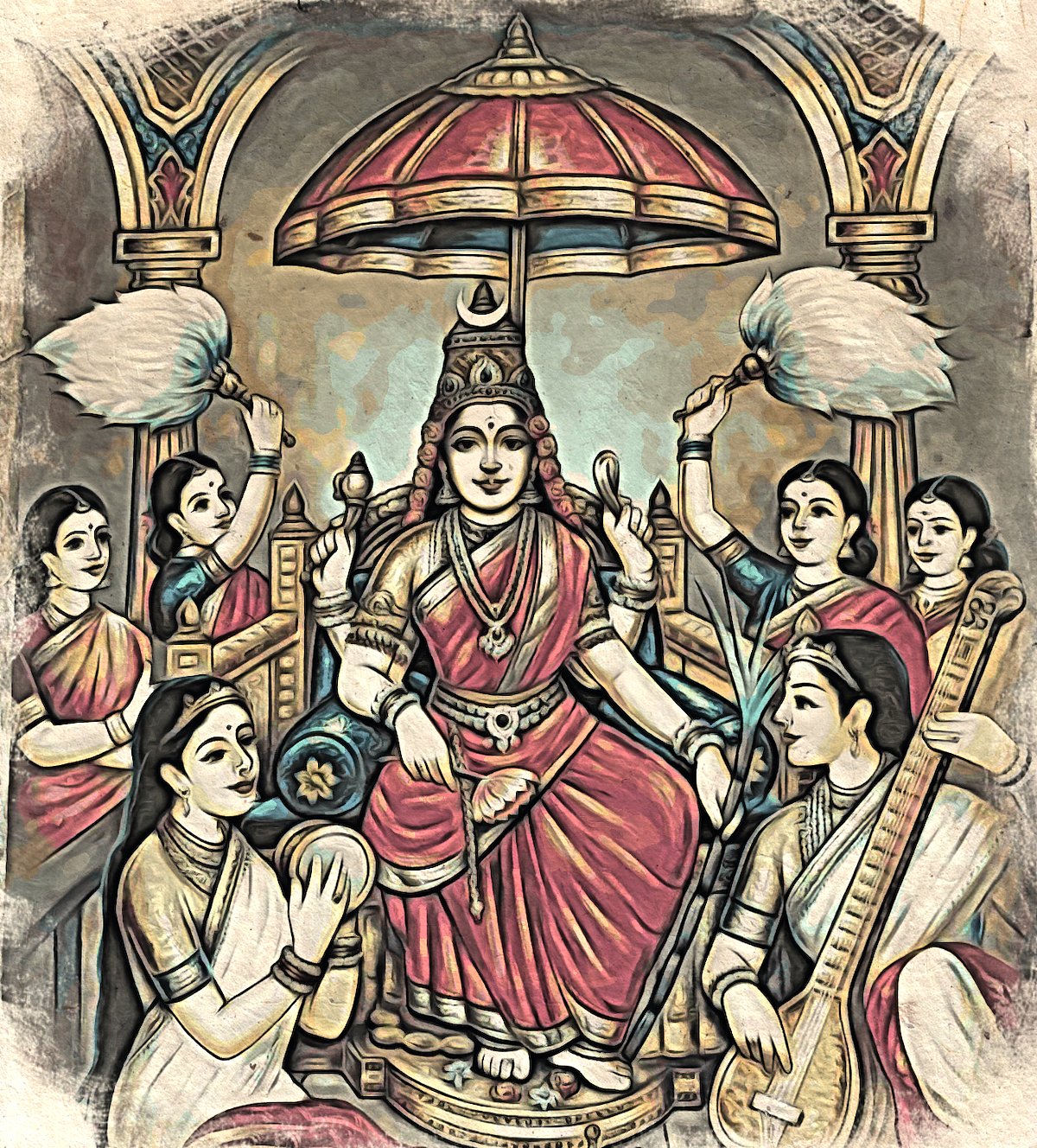 The Story of Manasa Devi the Naga Goddess of Bhagirathi