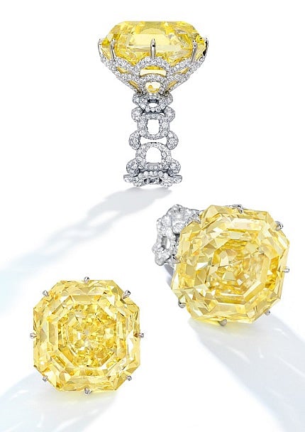 The Sienna Star An Exceptional 73ct Fancy Vivid Yellow Diamond and ...