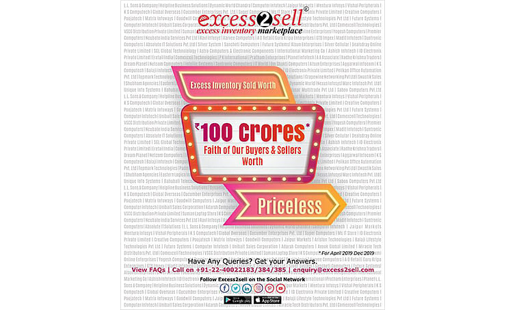 Excess2sell India, excess2sell Turnover, 100 Crore Turnover ...