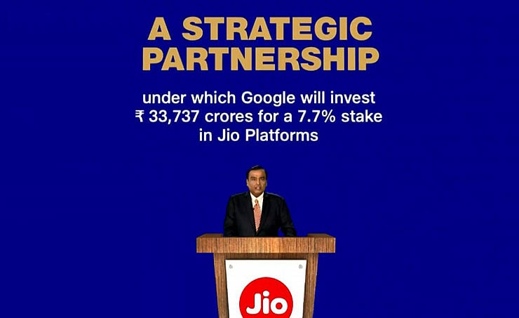 Google India, Jio Platforms, Reliance Jio, Google Investment, Reliance ...