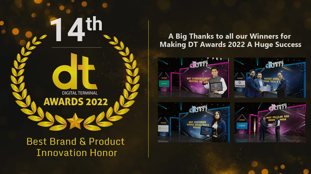 DT Awards 2022 Concluded Successfully as Best Tech Brands got Honored ...