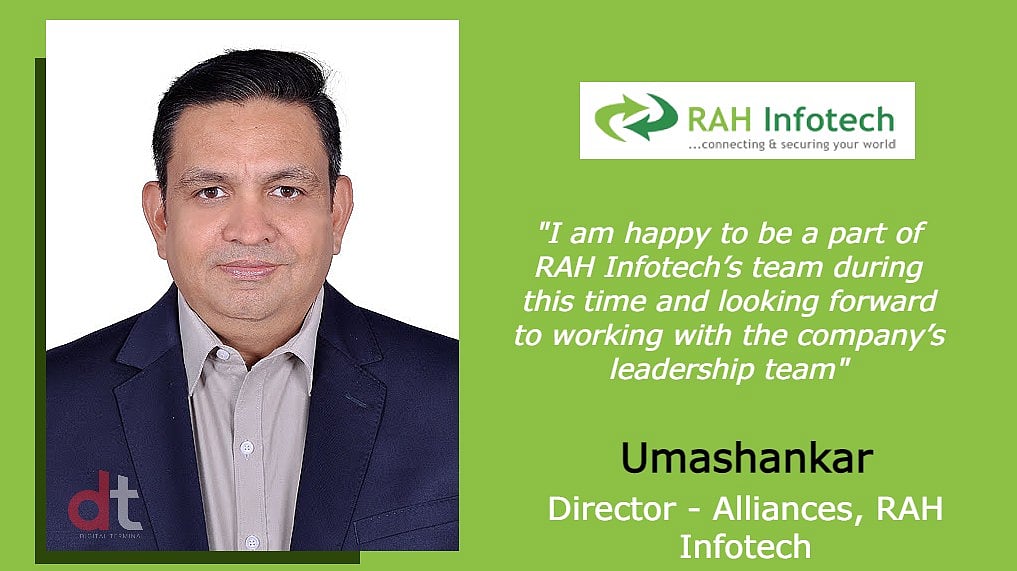 RAH Infotech On boards Umashankar as Director – Alliances