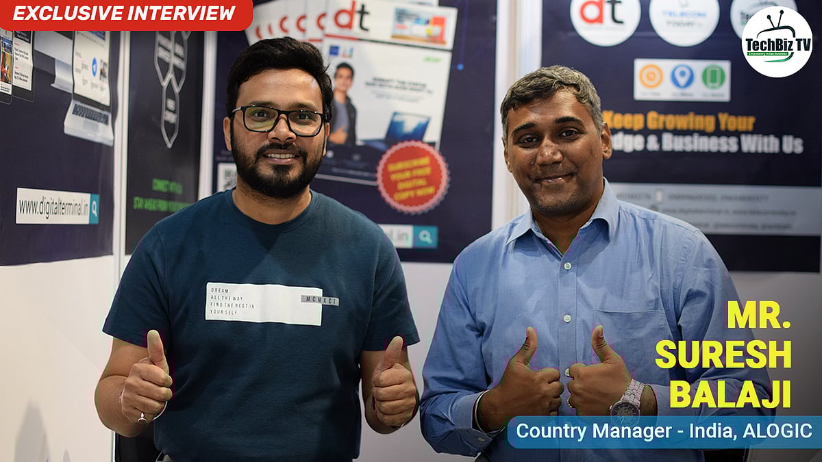 Exclusive Chat with Suresh Balaji, Country Manager - India, ALOGIC
