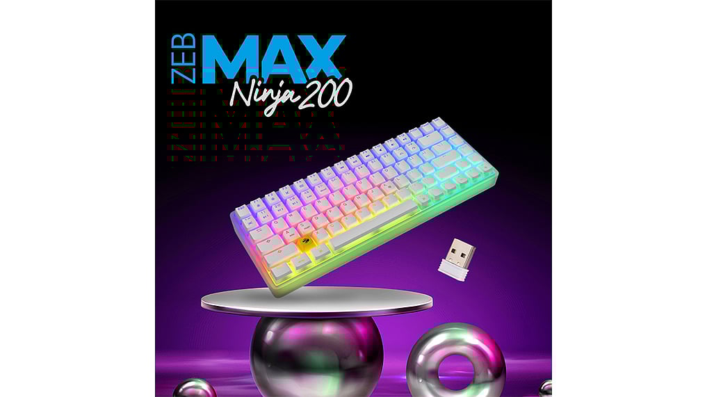 Zebronics Launches Zeb-Max Ninja 200 RGB Mechanical Keyboard