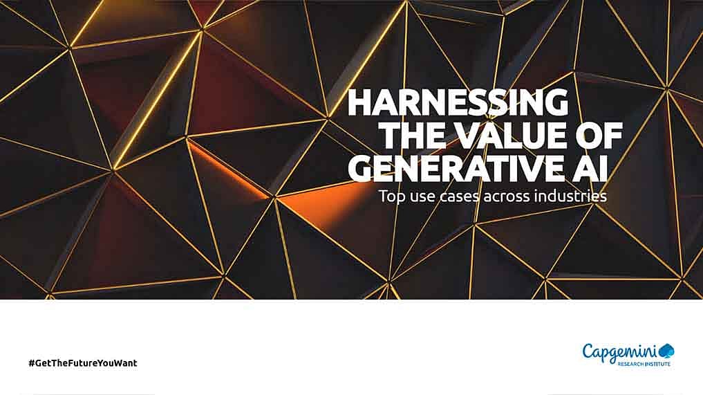 70% of Executives Believe in Benefits of Generative AI: Capgemini