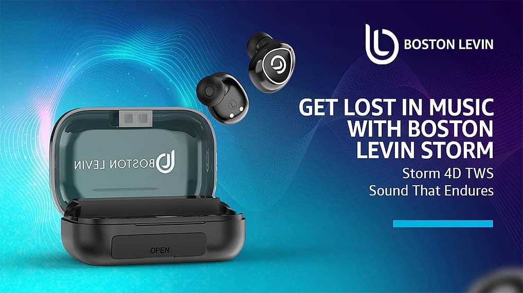 BOSTON LEVIN Launches ‘Storm 4D’ TWS Earbuds