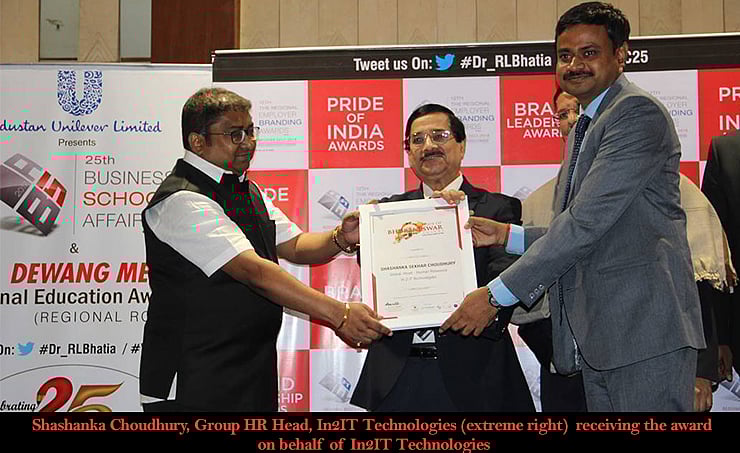In2IT Technologies, In2IT Technologies Received Award, Bhubaneswar Best ...