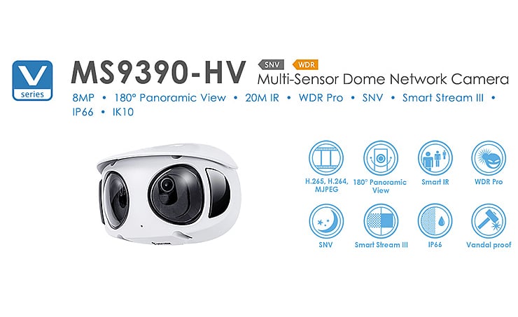 Vivotek India, Vivotek MS9390 Camera, Vivotek Multi Sensor Camera ...