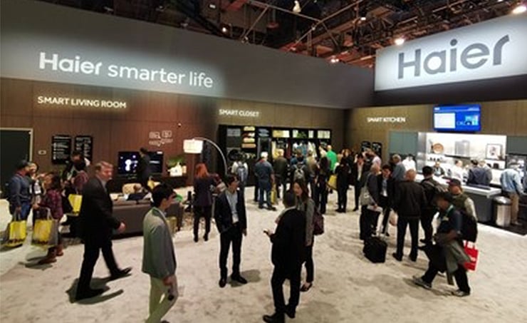 Haier India, Haier Smart Home, CES 2020, CES 2020 Haier Booth, Smart ...
